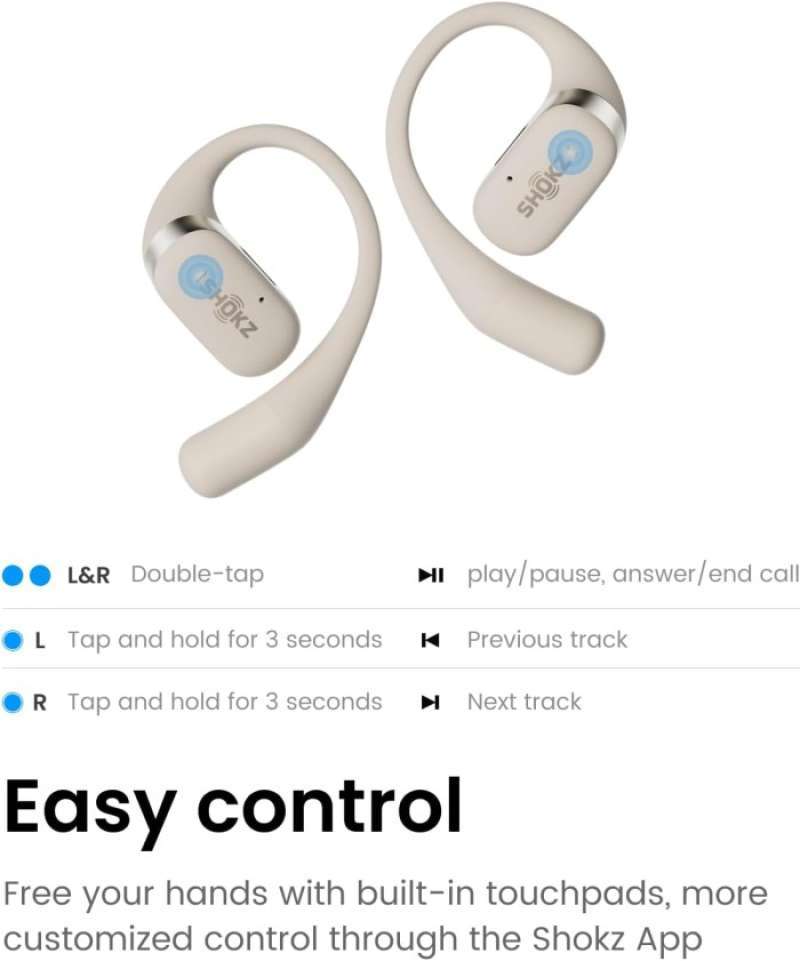 Promo Shokz Openfit Open Fit Open-ear Tws True Wireless Bluetooth ...