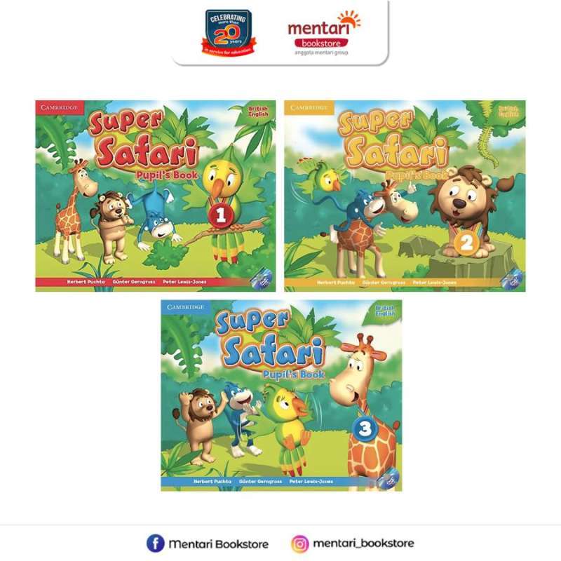 Jual Super Safari British English Pupil's & Acivtiy Book With Dvd ...