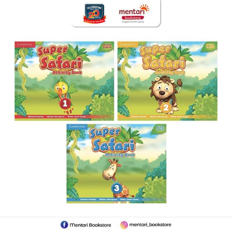 Jual Super Safari British English Pupil's & Acivtiy Book With Dvd ...
