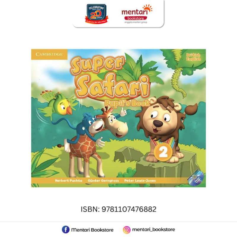 Jual Super Safari British English Pupil's & Acivtiy Book With Dvd ...
