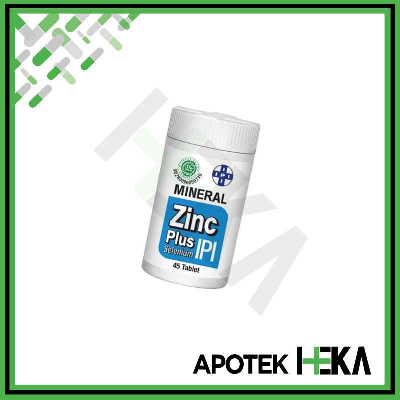 Jual Zinc Plus Selenium Ipi Mineral Botol Isi 45 Tablet Di Seller ...