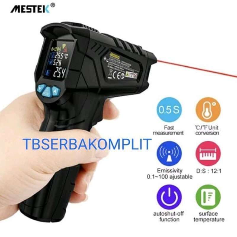 Promo Infrared Thermometer Mestek Ir01d -50 To 800 Celsius Ir-01d ...