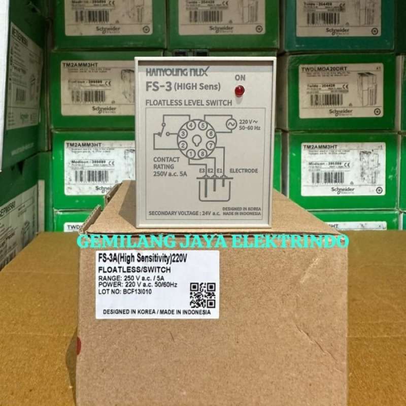 Promo Hanyoung Fs-3a Floatless Switch Water Level Control (wlc) 220vac ...