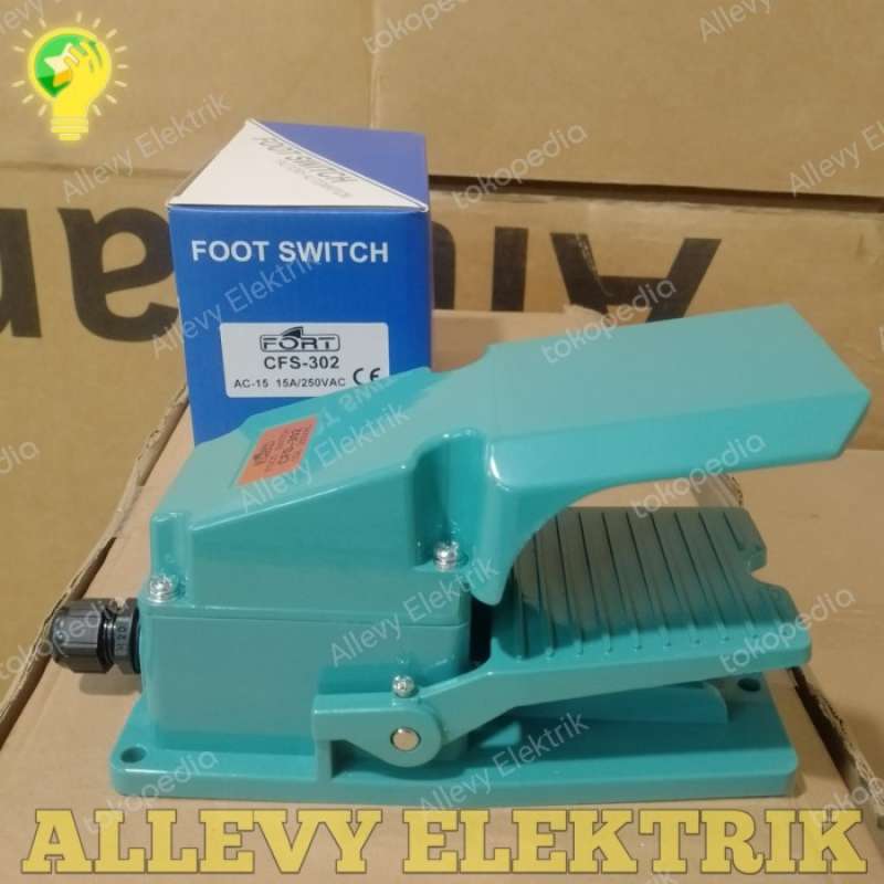 Promo Foot Switch Cfs-302 Fort Pedal Saklar Injak Untuk Mesin Diskon 23 ...