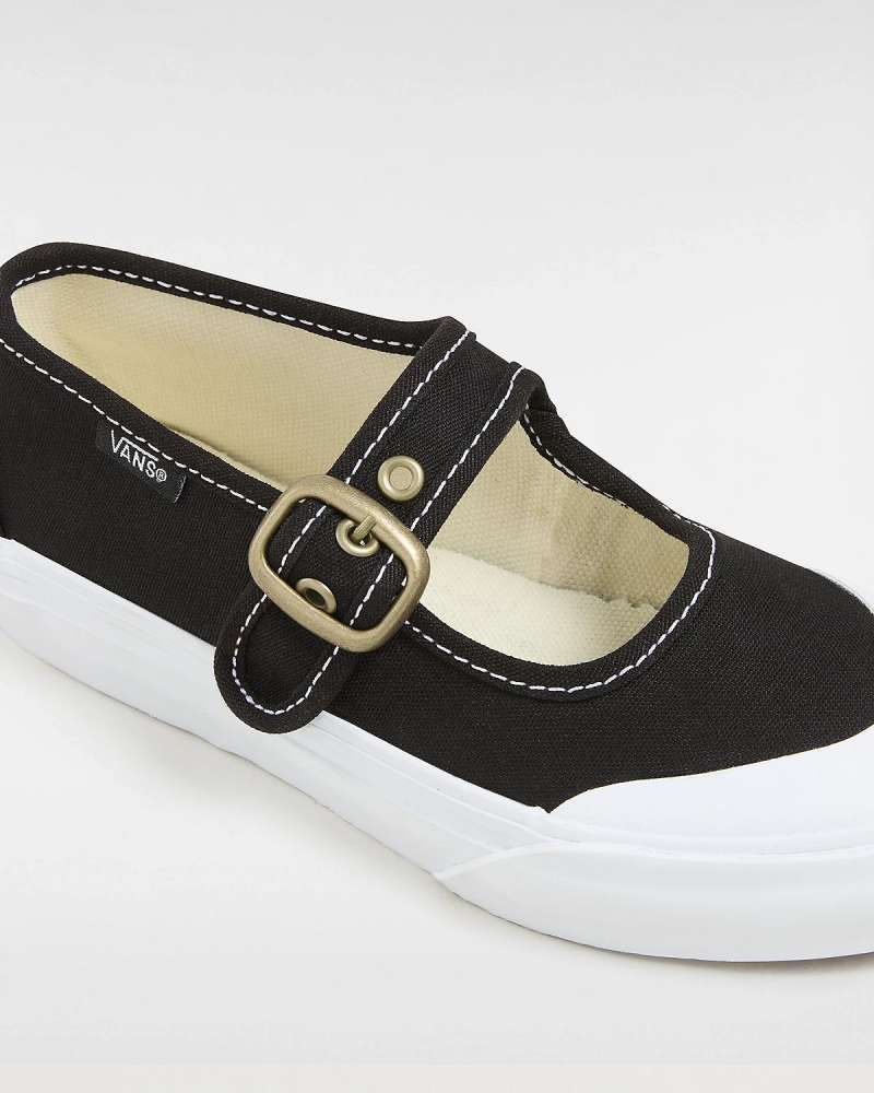 Jual Vans Kids Mary Jane Shoes Black/true White (vn000crx6bt) - 125 Di ...
