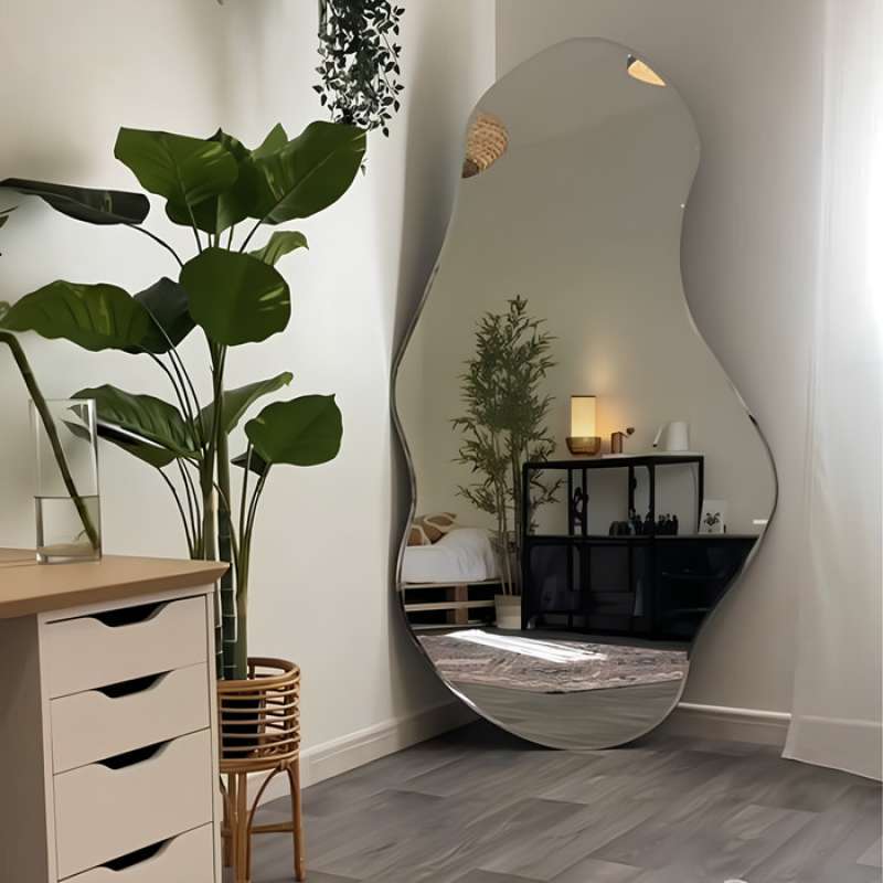 Promo Cermin Kaca Aesthetic Bisa Custom Ukuran Garansi 100% ...