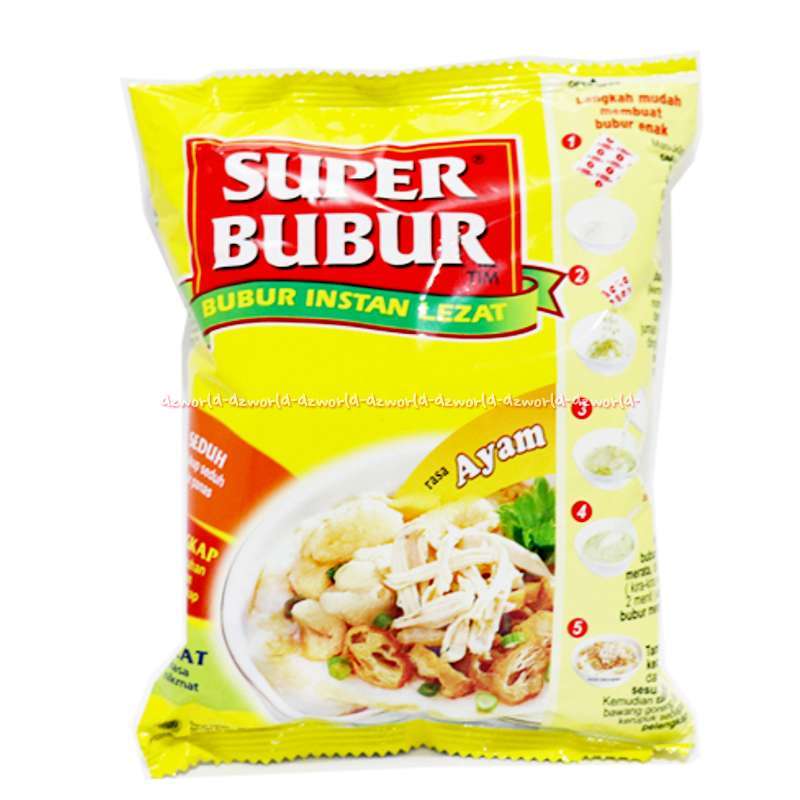 Jual Super Bubur Instant 45gr Rasa Ayam Bubur Ayam Instan Praktis Lezat ...