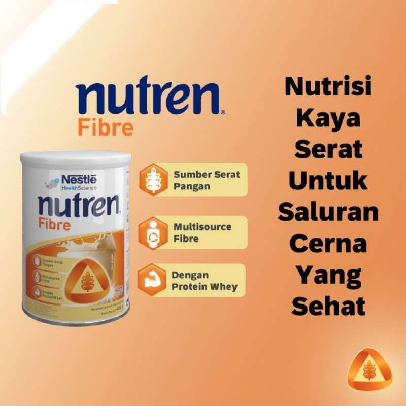 Jual Nestle Nutren Fibre Susu Nutrisi Vanila Kaya Serat Kaleng 400g Di ...