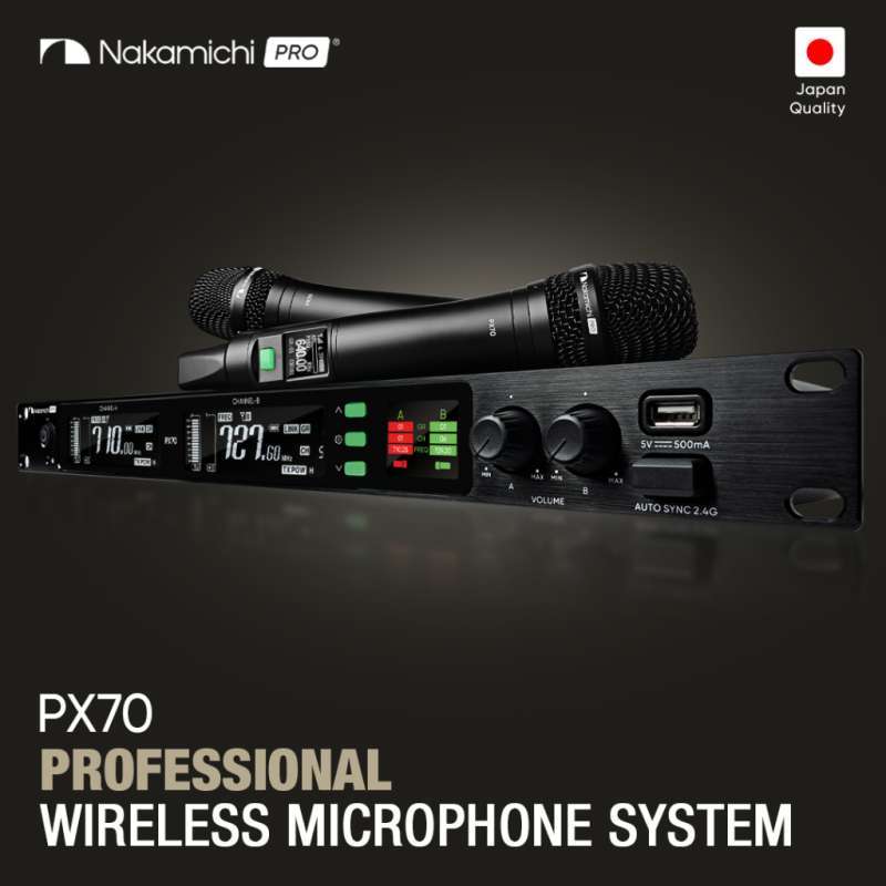 Promo Wireless Microphone Nakamichi Professional Px70 Diskon 14% Di ...