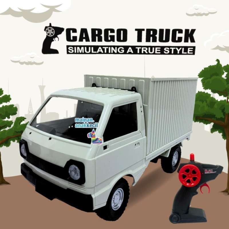 Promo Mainan Remote Control Mobil Rc Pick Up Cargotruck Box Carry 1:16 ...
