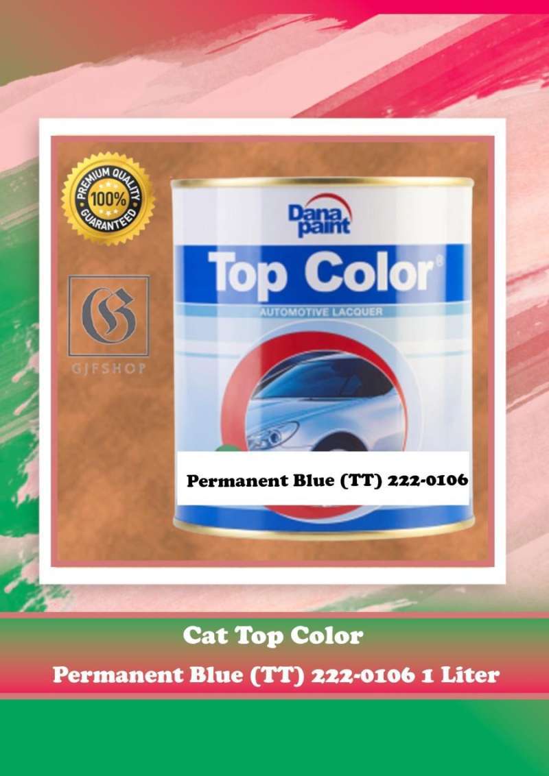 Jual Cat Duco Top Color Permanent Blue (tt) 222-0106 1 Liter Di Seller ...