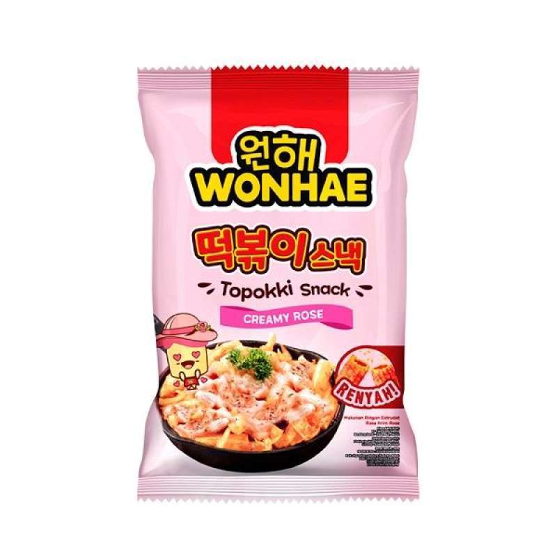 Jual Wonhae Topokki Snack Creamy Rose 80gr Di Seller Hypermart Official ...