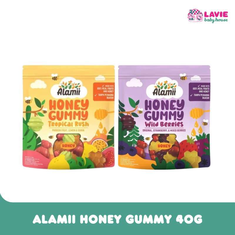 Jual Alamii Honey Gummy 40g/permen Lunak Anak, Rasa Wild Berries Di ...