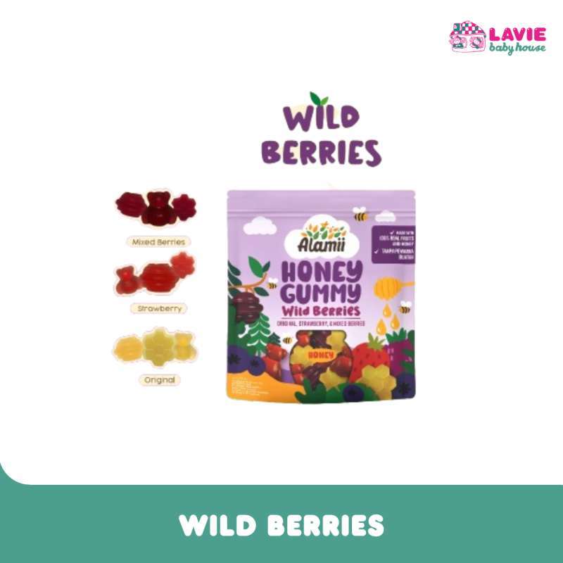 Jual Alamii Honey Gummy 40g/permen Lunak Anak, Rasa Wild Berries Di ...