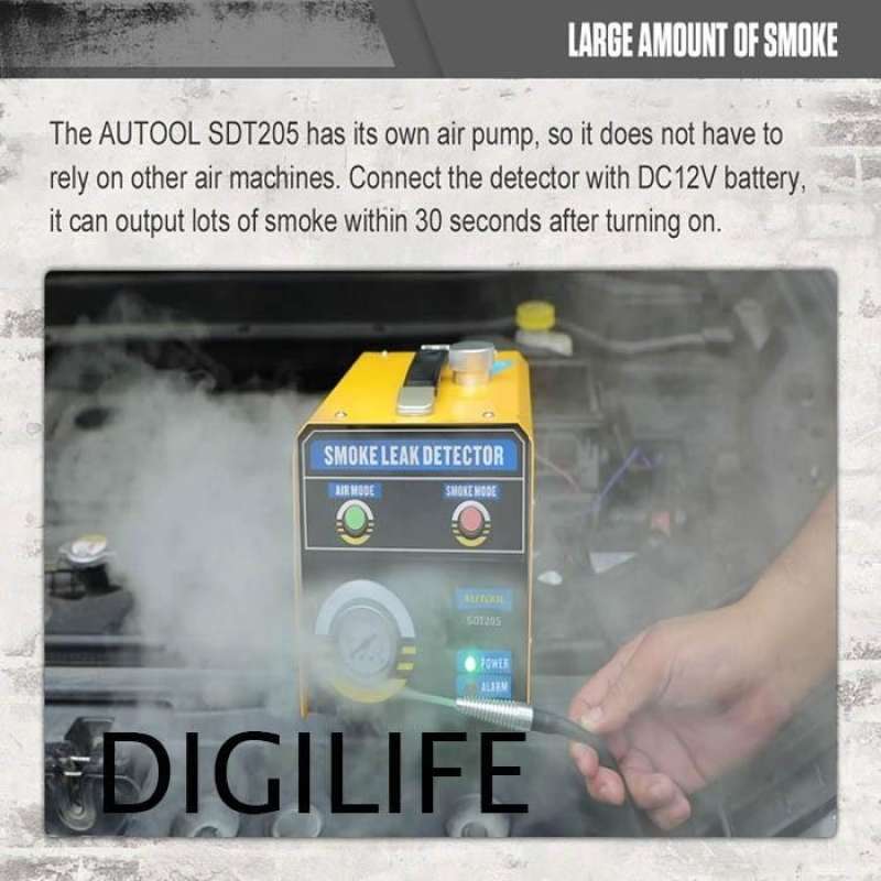 Jual Car Smoke Leak Detector Autool Sdt205 Detektor Bocor Asap Evap ...