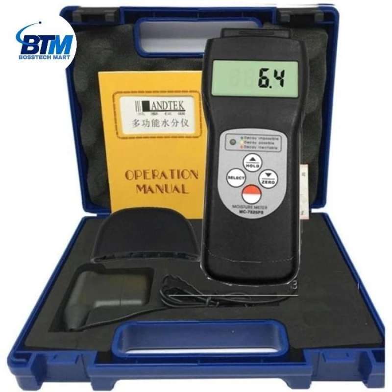 Jual Moisture Meter Mc-7825ps Wood Concrete Soil Landtek Mc7825ps ...