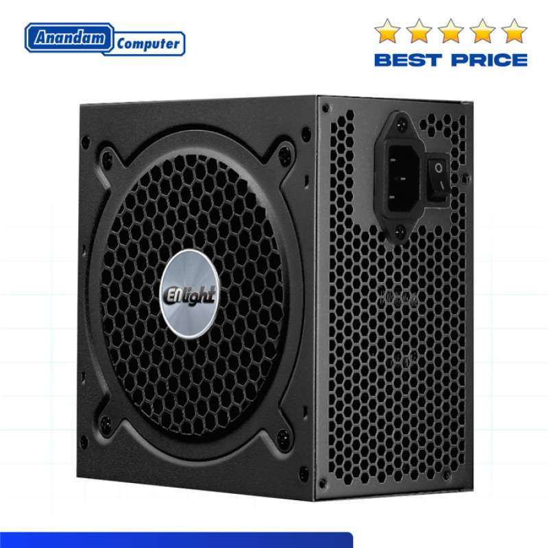 Jual Enlight 550w Black Silver 80+ Semi Modular Power Supply 550 Watt ...