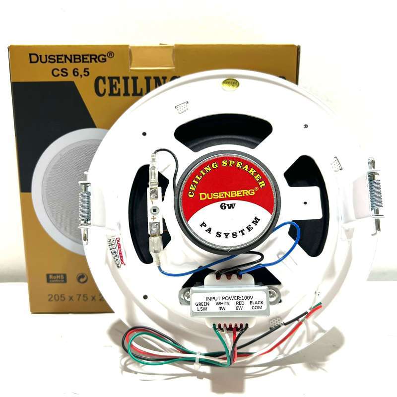Jual Speaker Plafon High Quality Dusenberg 6,5 Inch 6 Watt, Speaker ...