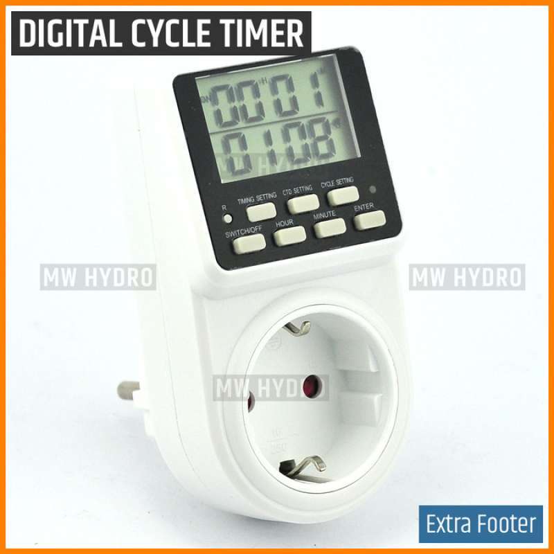 Promo Digital Cycle Timer Switch - Stop Kontak - Endless Loop ...