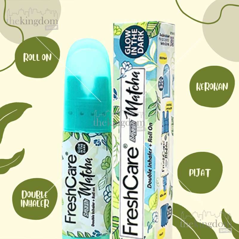 Jual Freshcare Smash Matcha Double Inhaler Roll On Minyak Angin Pijat Aromaterapi Aromatherapy