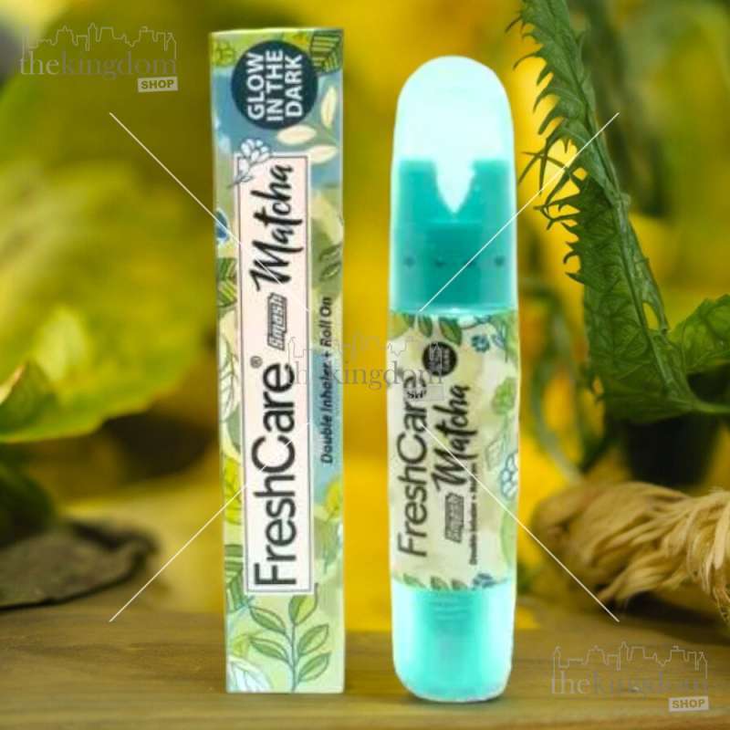 Jual Freshcare Smash Matcha Double Inhaler + Roll On Minyak Angin Pijat ...