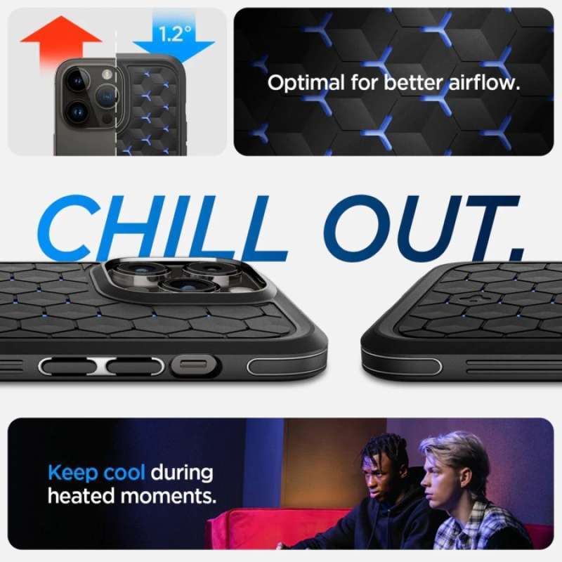 Promo Case iPhone 14 Pro Max Plus Spigen Cryo Armor Cooling Gaming ...