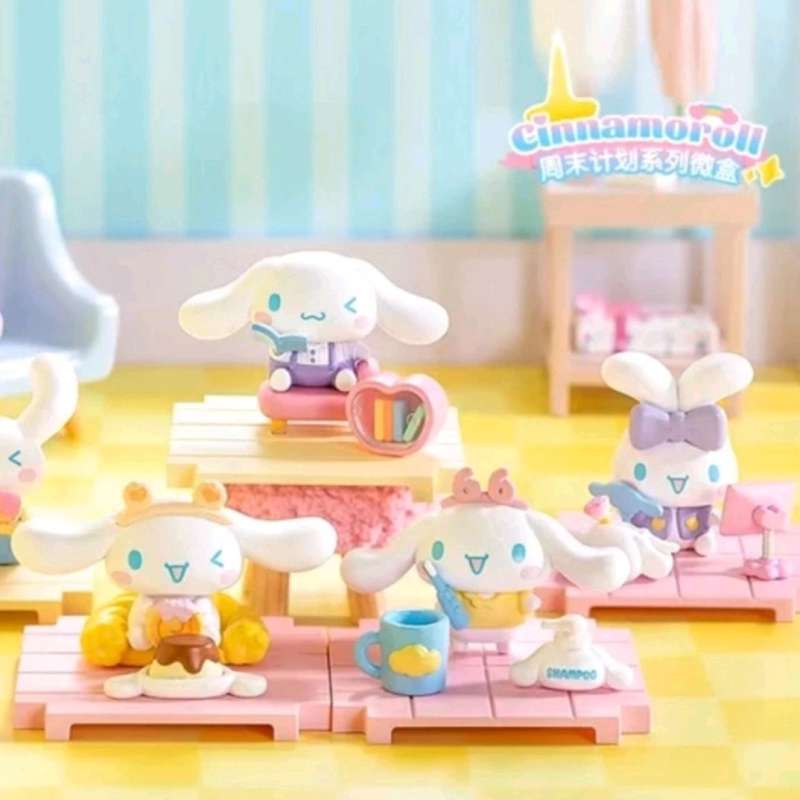 Jual Bisa Pilih Open Box Blind Box Cinnamoroll Weekend Plan ...