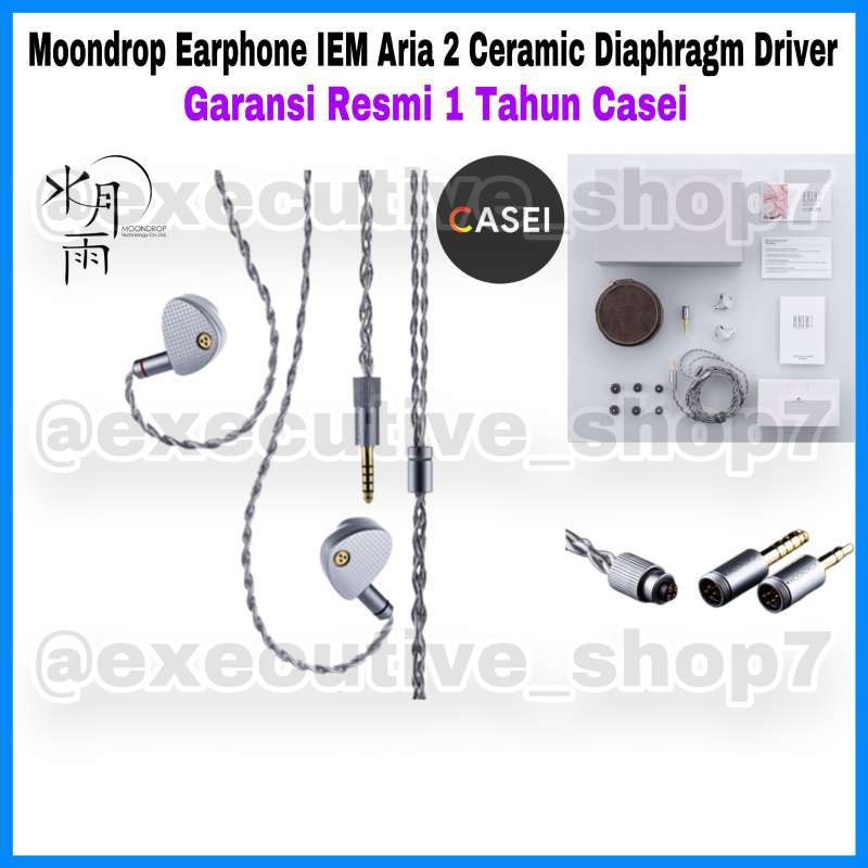 Jual Moondrop Earphone Iem Aria 2 Ceramic Diaphragm Driver - Garansi ...
