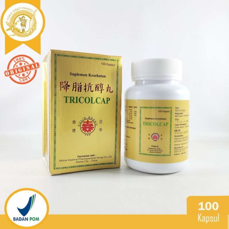 Promo Tricolcap / Anti Cholesterol & Triglyceride Capsules / Obat ...
