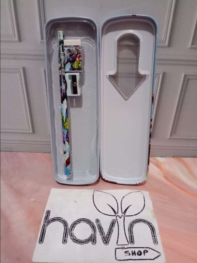 Jual Kotak Pensil Kaleng Ada Isi Model Panah/pencil Case - Frozen ...