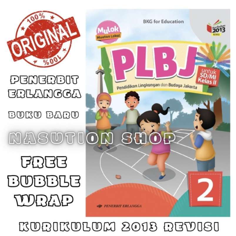 Promo Buku Plbj Kelas 1 2 3 4 5 6 Sd K13 Revisi Erlangga Original ...