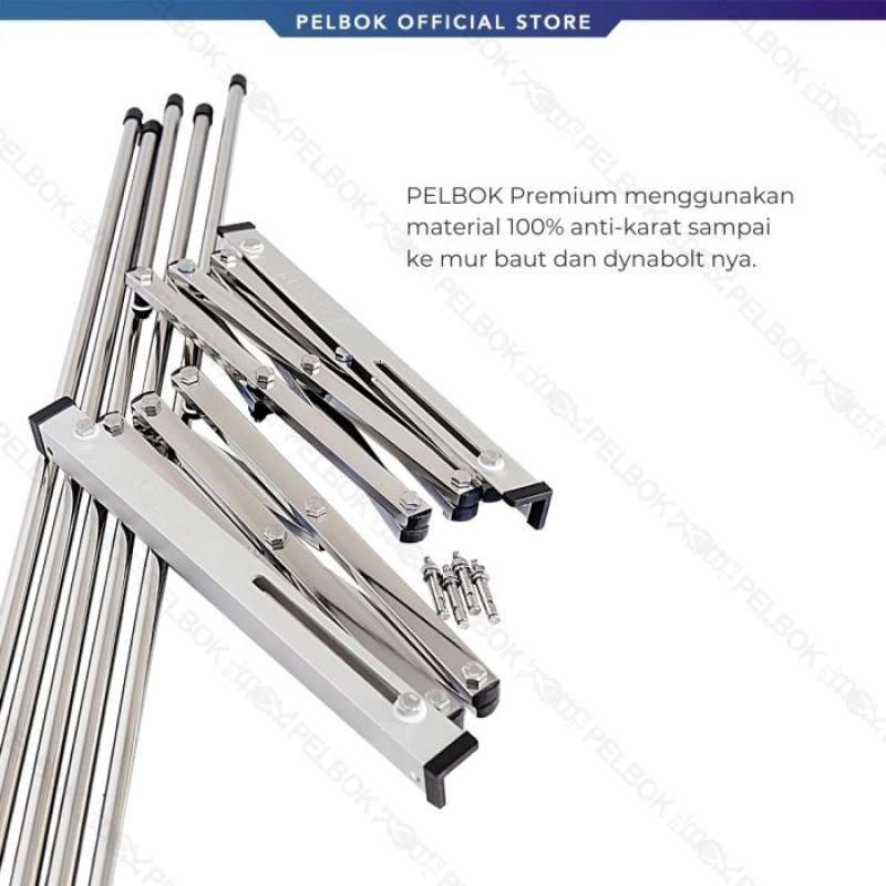 Promo Jemuran Aluminium Silver180 +hanger - Multicolor Merah Diskon 21% ...