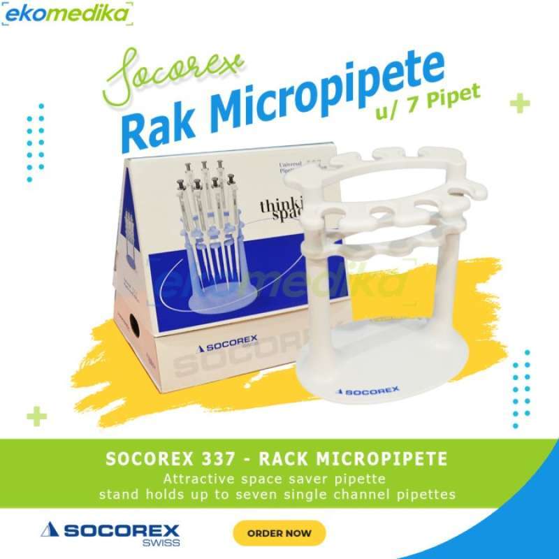 Promo Socorex Rak Micropipette For 7 Pipette / Rak Mikropipet Socorex ...