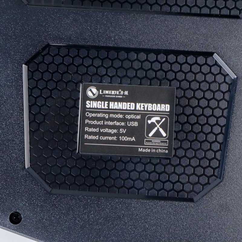 Jual Limeide Single Hand Gaming Keyboard Rgb 35 Keys Wired Gk103 ...