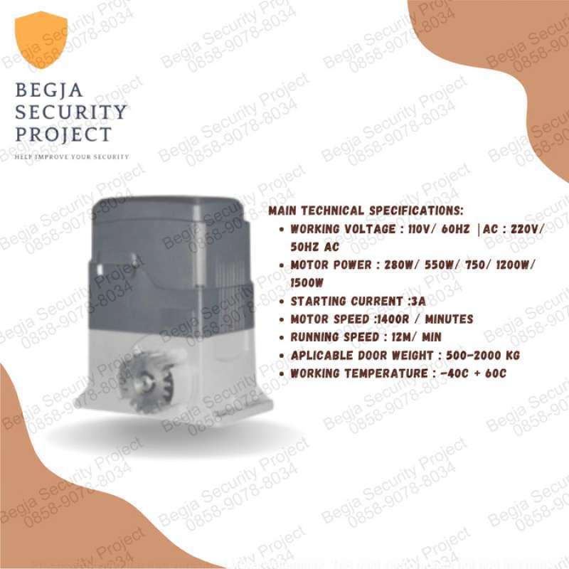 Jual Sliding Gate/ Automatic Sliding Gate/ Pagar Otomatis 1000kg Di ...