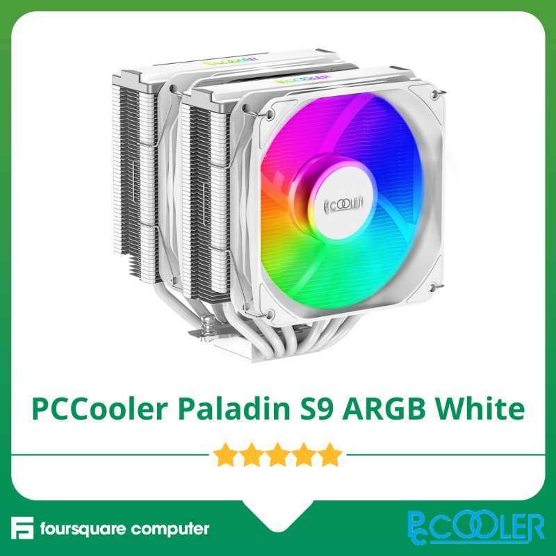 Jual Hsf Cpu Cooler Pccooler Paladin S9 Argb White Dual Fan Di Seller ...