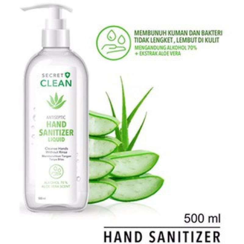 Jual Secret Clean Hand Sanitizer Liquid 500 Ml Di Seller ...