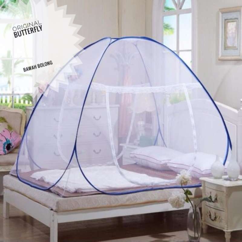 Jual Kelambu Tempat Tidur Jumbo Butterfly Anti Nyamuk Besar King Size ...