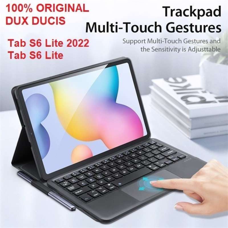 Promo Dux Ducis Tab S6 Lite 2022 Book Cover Keyboard Diskon 50% Di ...