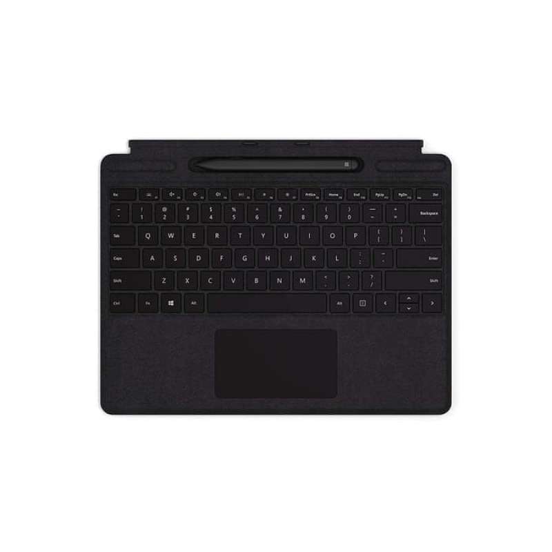 Promo Microsoft Surface Pro 8 Signature Type Cover Keyboard With Slim ...