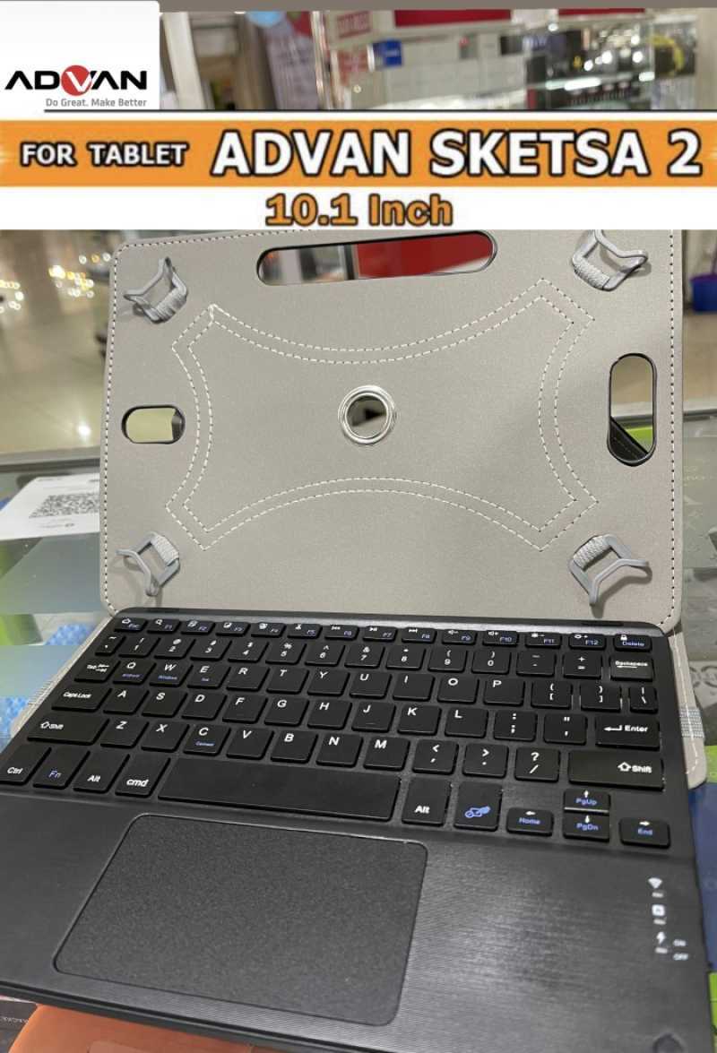 Promo Smart Flip Case Premium Keyboard Touchpad For Advan Tab Sketsa 2 10.1 Diskon 50% Di Seller ...