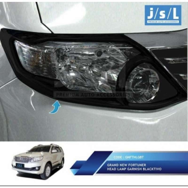 Promo Garnish Lampu List Lampu Grand Fortuner 2012-2015 Blacktivo ...
