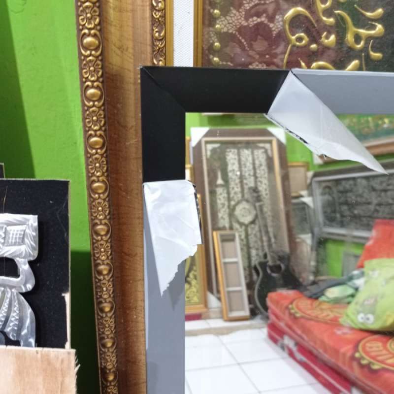 Promo Cermin Costum Ukuran Fullframe 71x83 Cm Tebal Cermin 3mm ...