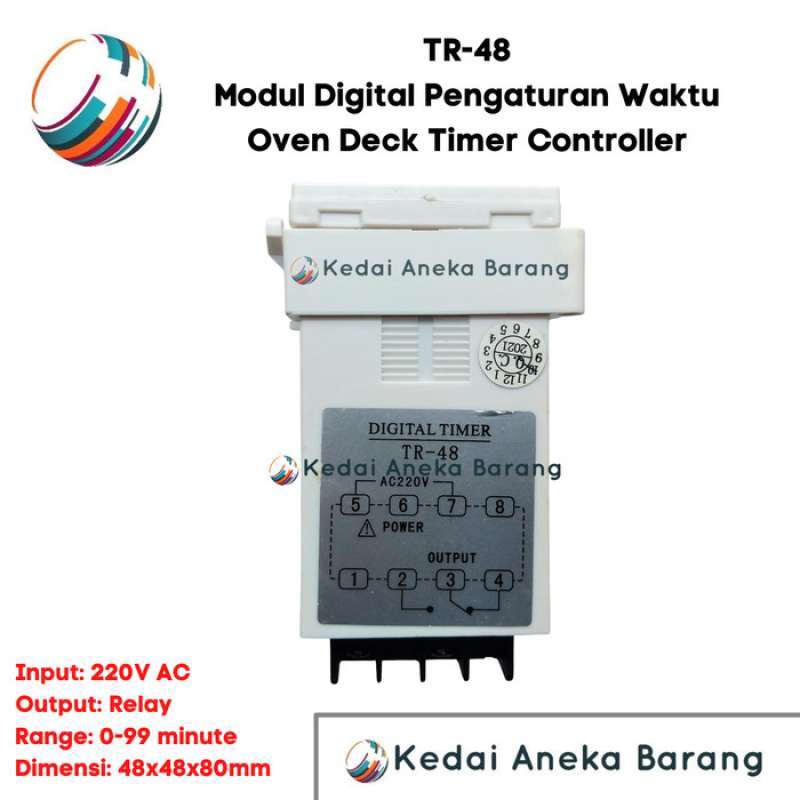 Promo Modul Digital Timer Oven Controller Tr-48 Tr48 220v Ac Output ...