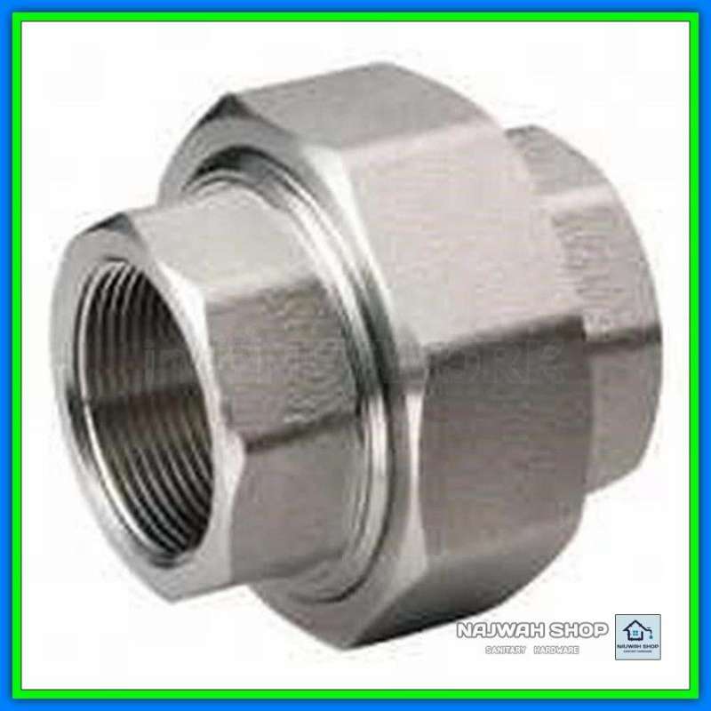 Promo Watermur Union 1/4 Inch Class 3000 Stainless Steel Ss 304 Water ...