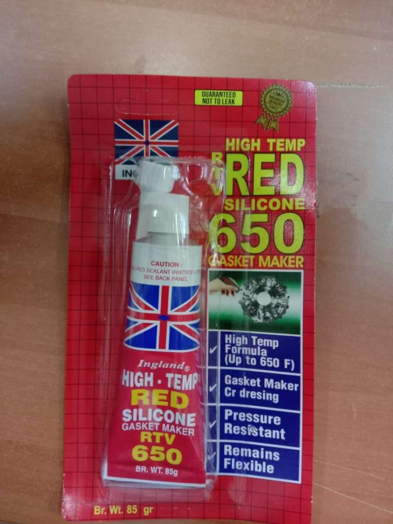 Jual Lem Gasket Ingland Red 650 Hi Temp Rtv Silicone Gasket Marker ...