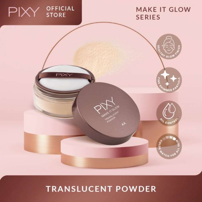 Jual Pixy Make It Glow Translucent Powder Bedak Tabur Di Seller ...