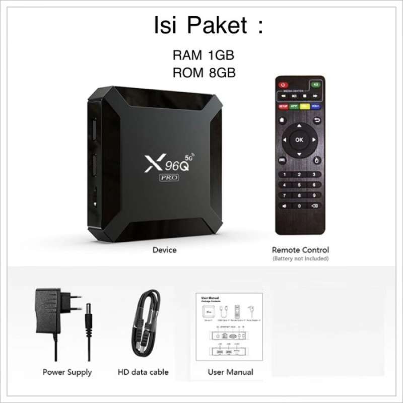 Promo Tv Box Android Smart X96q Pro 4k Smart Tv Box - 1gb No Keyboard ...