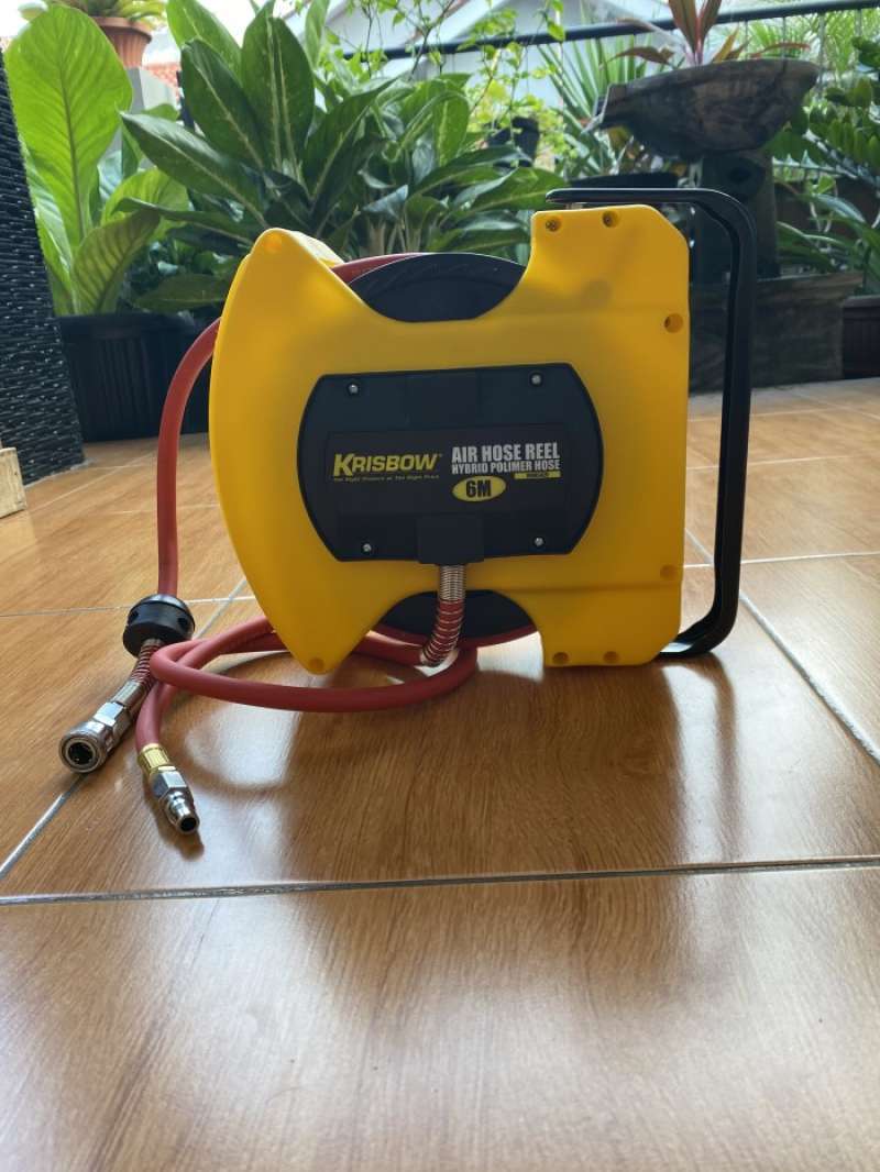 Promo Krisbow Air Hose Reel / Gulungan Selang Angin Otomatis 6 Meter Diskon 50% Di Seller ...