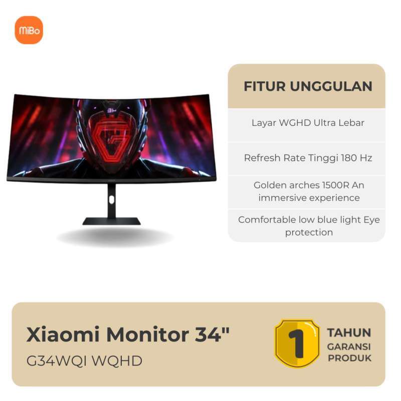 Jual Xiaomi 34 Inch Monitor Curve Original Murah - Harga Diskon Mei ...
